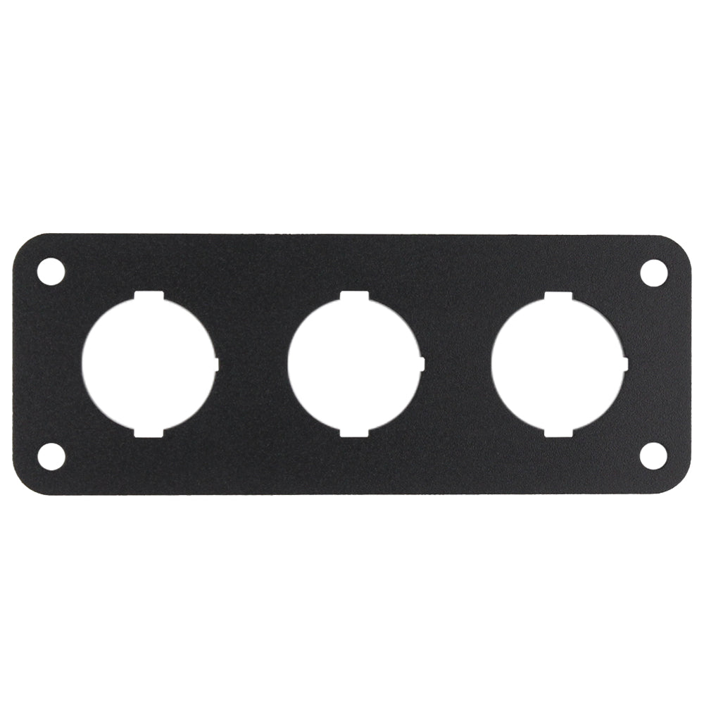 3 Gang 20mm Mini Round Toggle Switch Panel by Switch Boss