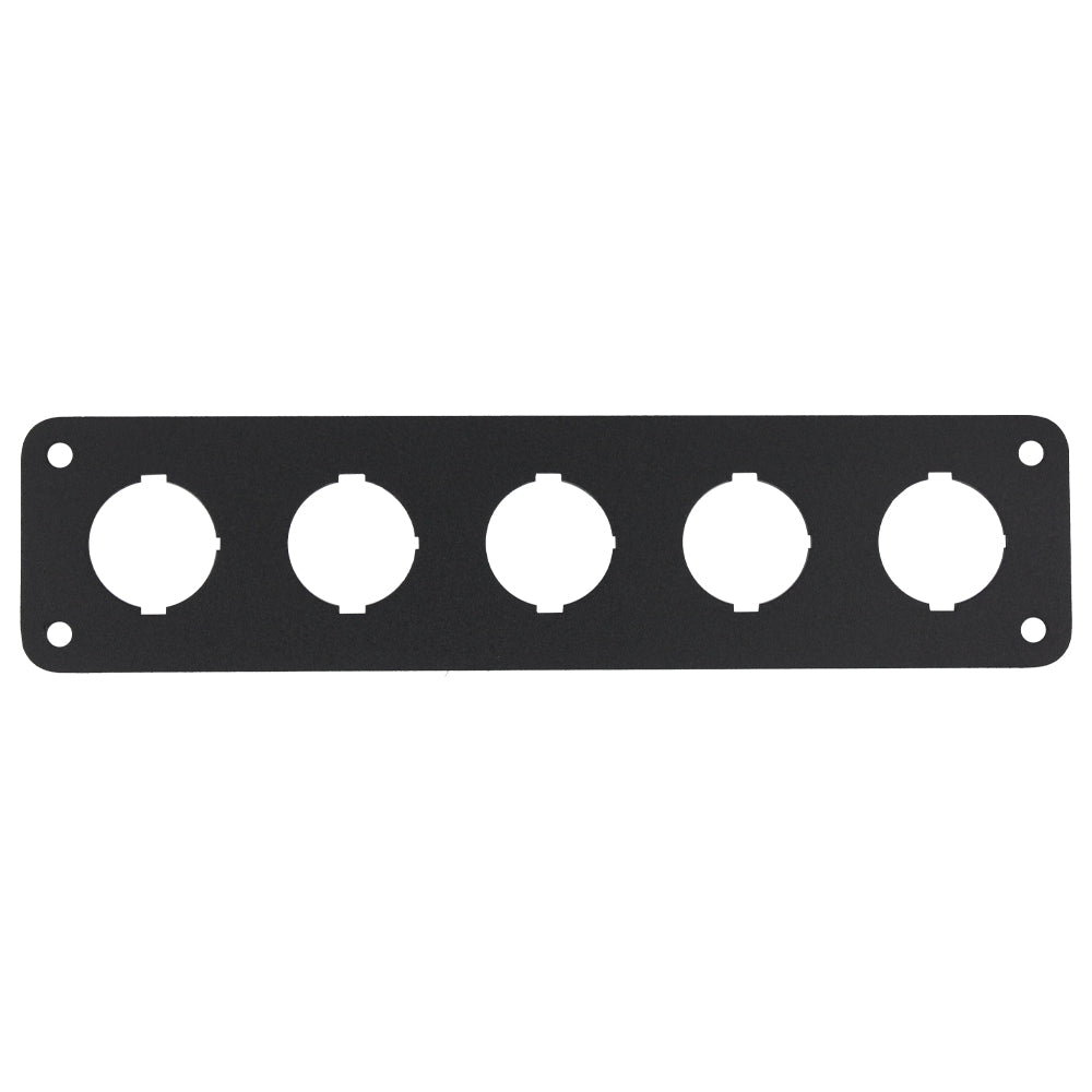 5 Gang 20mm Mini Round Toggle Switch Panel by Switch Boss