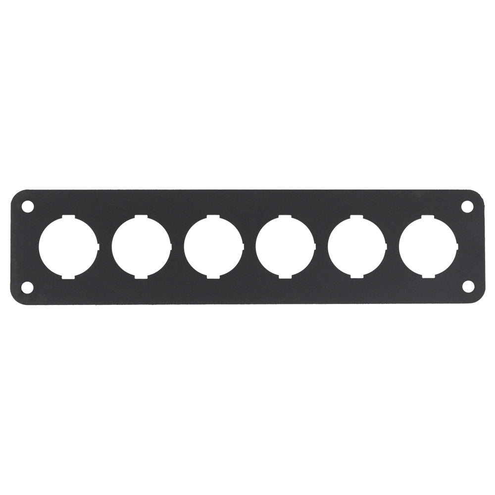 6 Gang 20mm Mini Round Toggle Switch Panel by Switch Boss