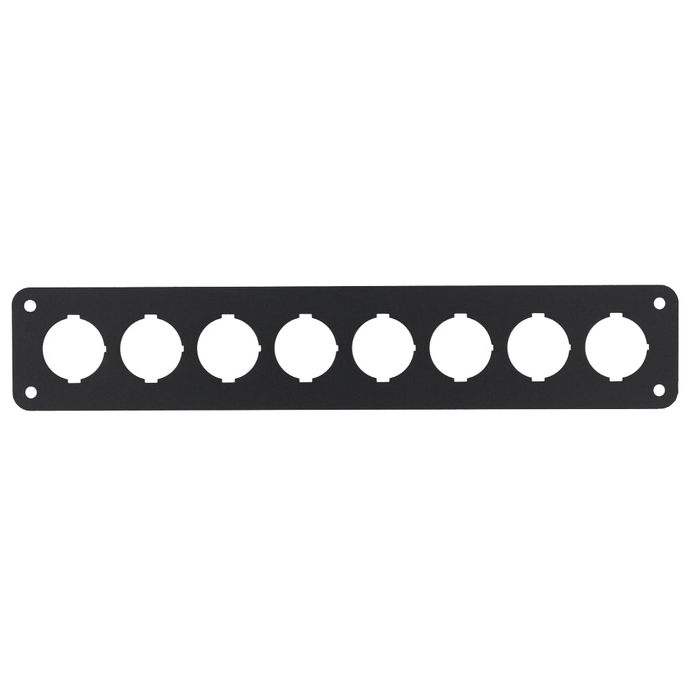 8 Gang 20mm Mini Round Toggle Switch Panel by Switch Boss