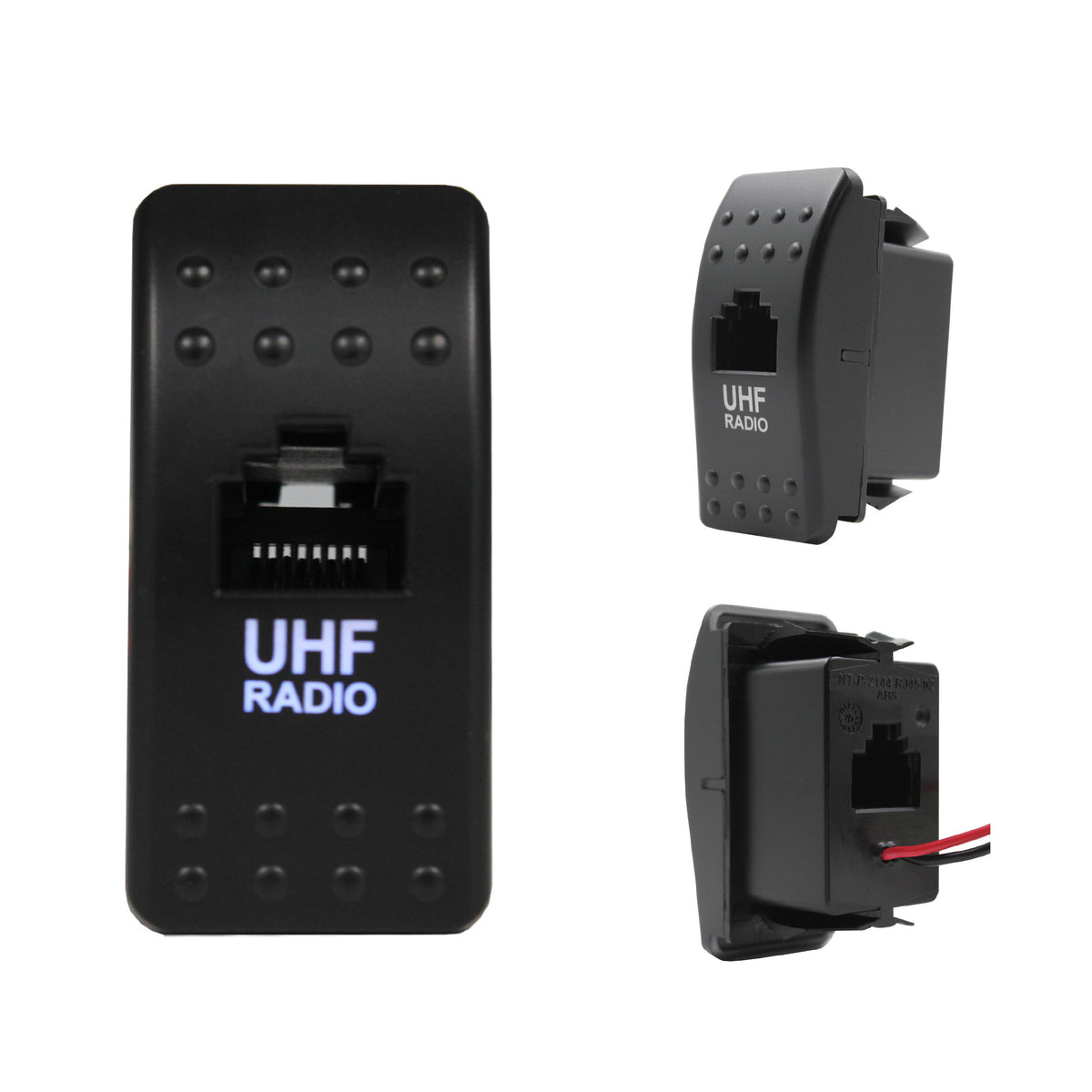 UHF RJ45 Pass Through - Rocker Size by Switch Boss - Rocker Size