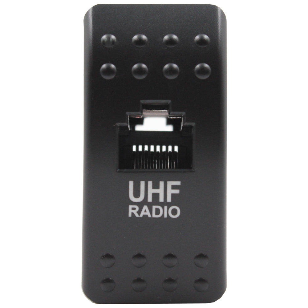 UHF RJ45 Pass Through - Rocker Size by Switch Boss - Rocker Size