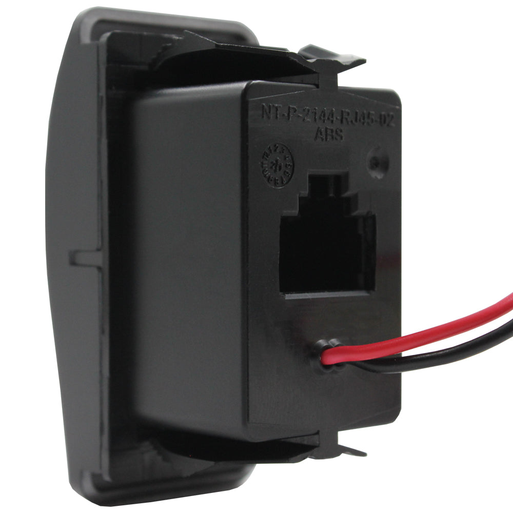 UHF RJ45 Pass Through - Rocker Size by Switch Boss - Rocker Size