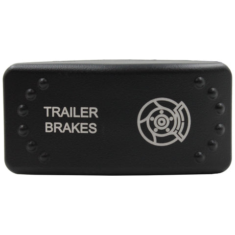 Laser Etched Horizontal Rocker Switch by Switch Boss - Red LED