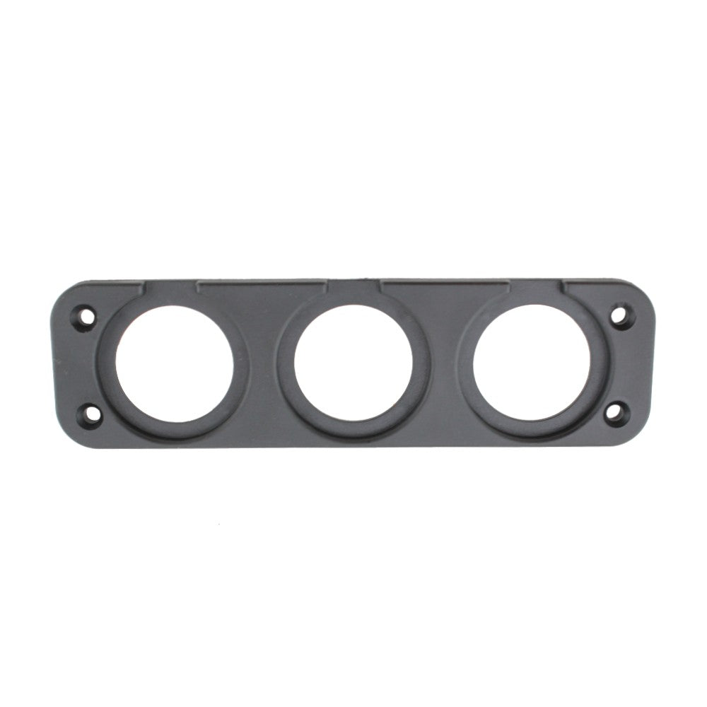 3 Gang Round Panel by Switch Boss