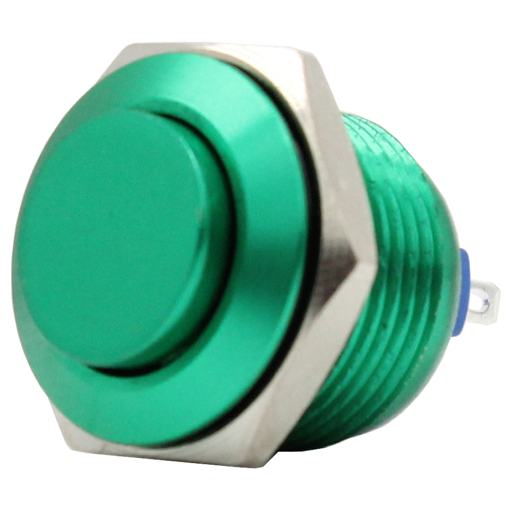 16mm Anodised Aluminium Push Button by Switch Boss
