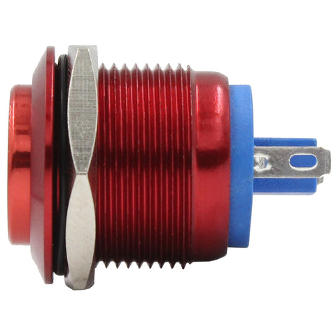 19mm Anodised Aluminium Push Button by Switch Boss