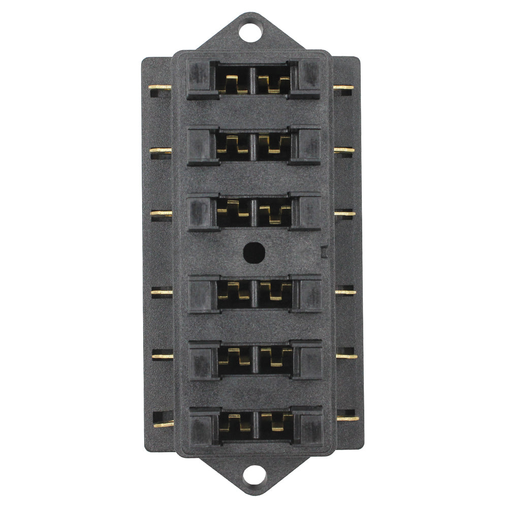 6 Way Standard Blade Fuse Block by Switch Boss
