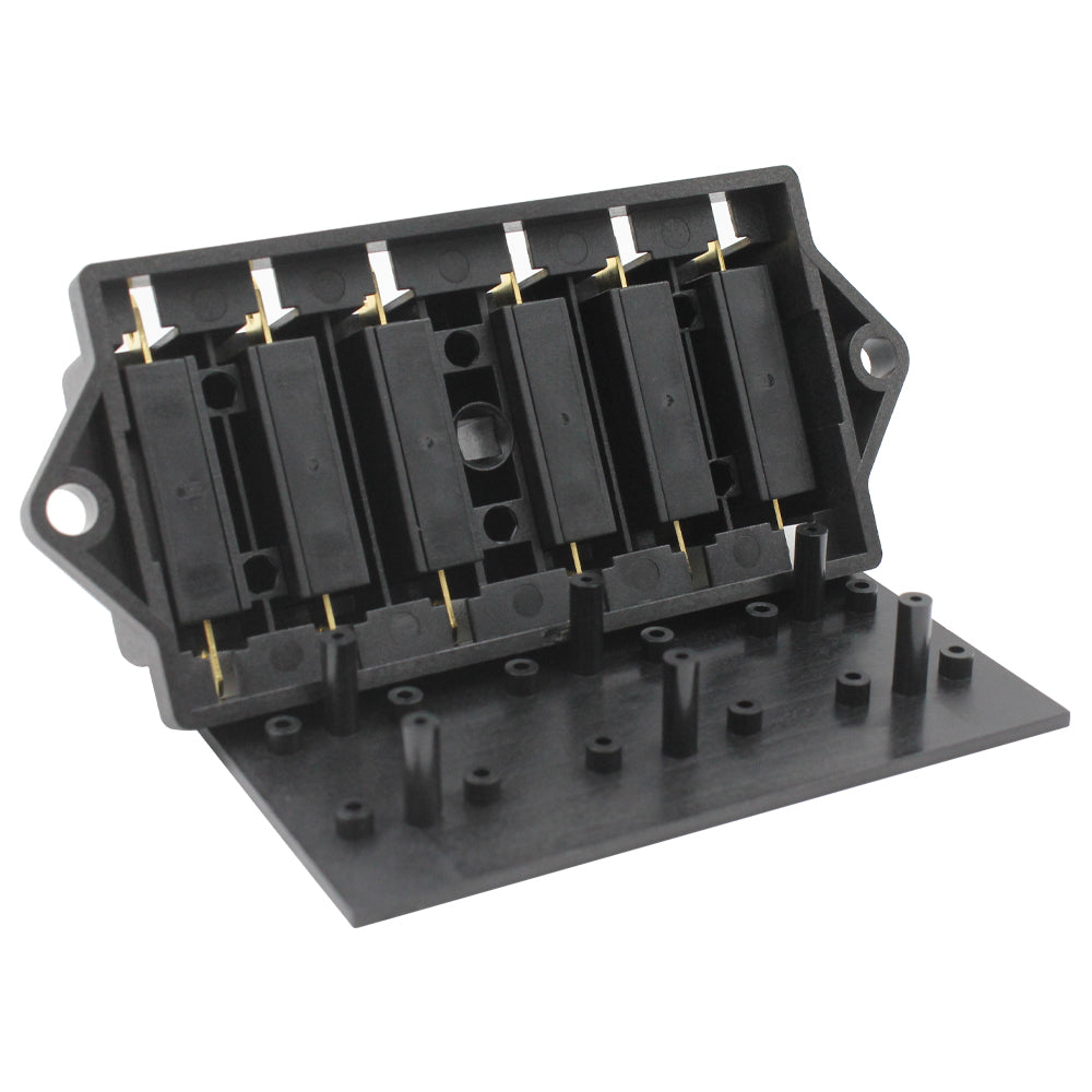 6 Way Standard Blade Fuse Block by Switch Boss