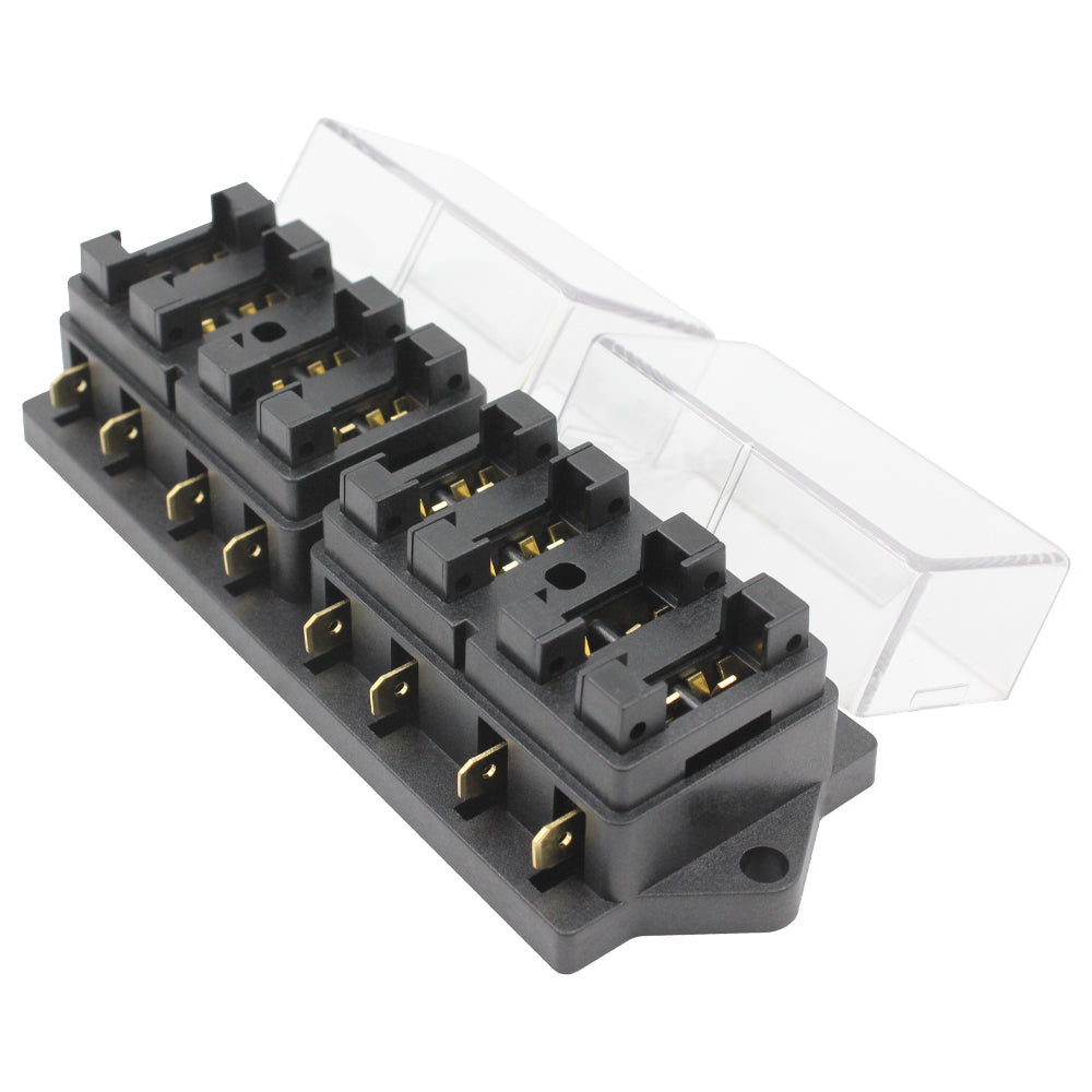 8 Way Standard Blade Fuse Block by Switch Boss