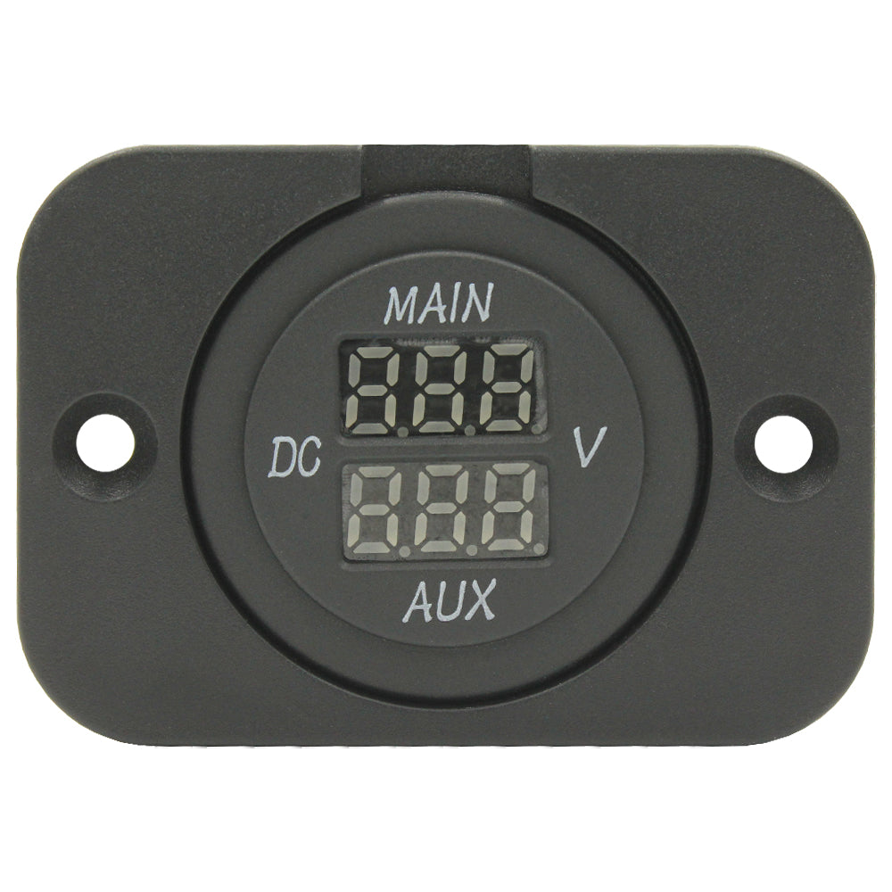 Dual Volt Meter | Round | by Switch Boss