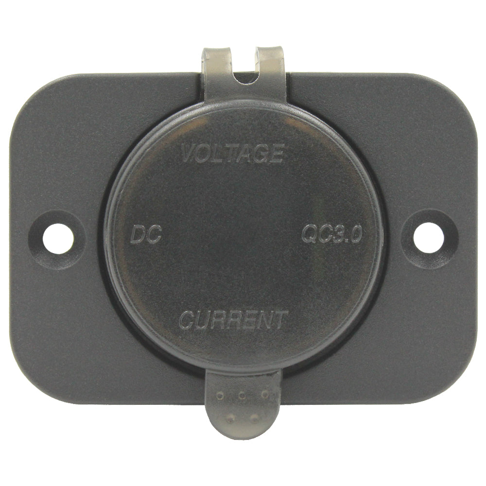 Amp + Volt Meter + USB 3.0 Charger | Round | by Switch Boss