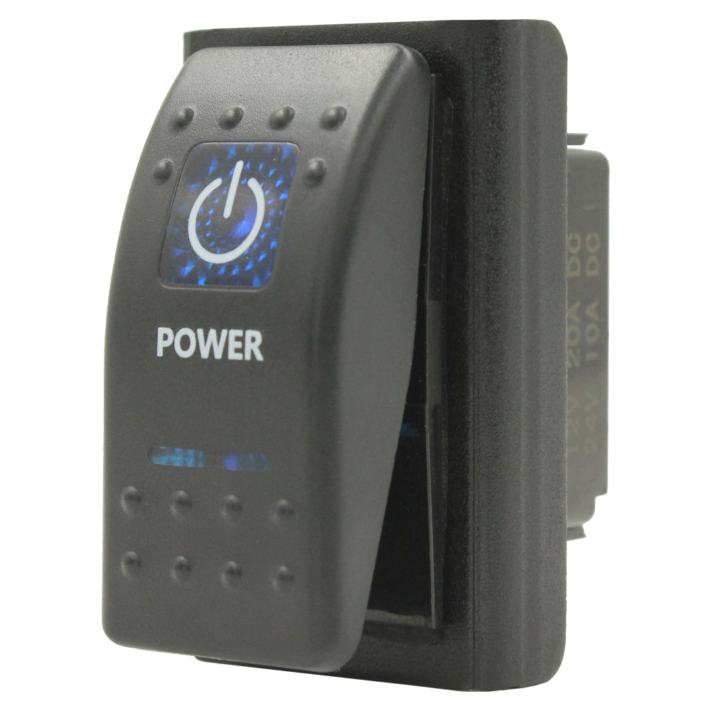 Right Angle Aluminium 1 Gang Panel to suit Rocker Switches | Switch Boss