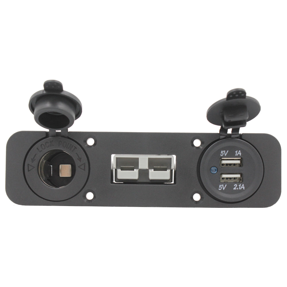 50A Anderson Type Plug + Dual USB + Cig Socket by Switch Boss