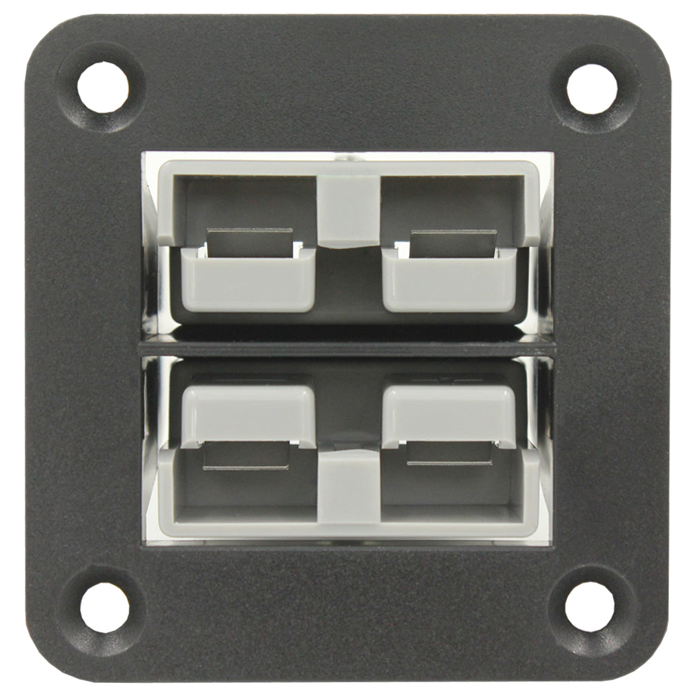 Dual 50A Anderson Type Plug Flush Mount by Switch Boss