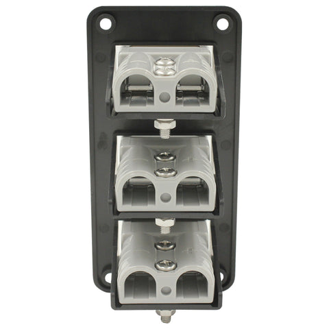 Triple 50A Anderson Type Plug Flush Mount by Switch Boss