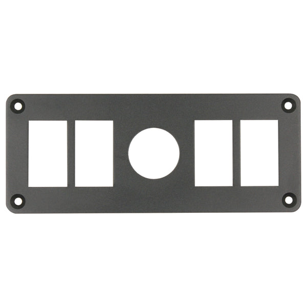 Aluminium 4 + 1 Gang Panel to suit Rocker Switches by Switch Boss