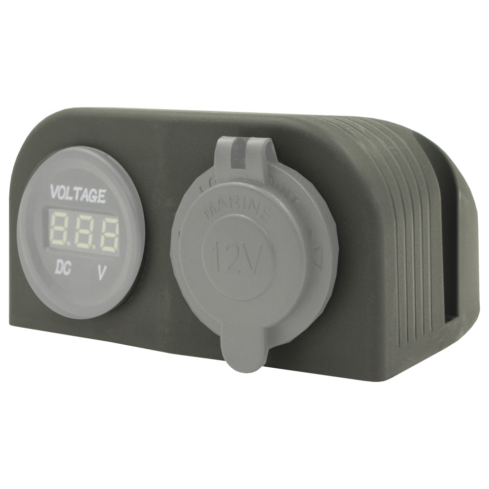 2 Gang Surface Mount for 12v Round Accessory by Switch Boss