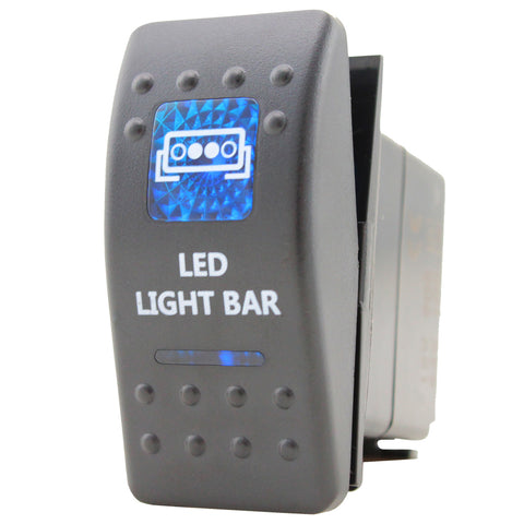 Blue LED Rocker Switch by Switch Boss - 93 Styles Available!