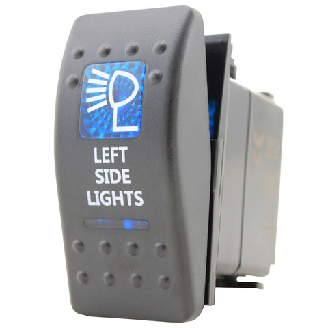 Blue LED Rocker Switch by Switch Boss - 93 Styles Available!