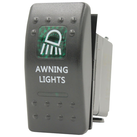 Green LED Rocker Switch by Switch Boss - 93 Styles Available!
