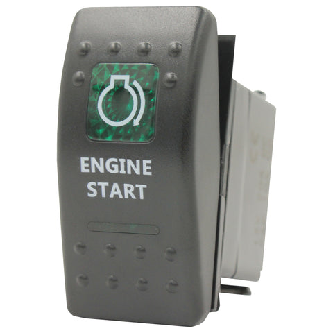 Green LED Rocker Switch by Switch Boss - 93 Styles Available!