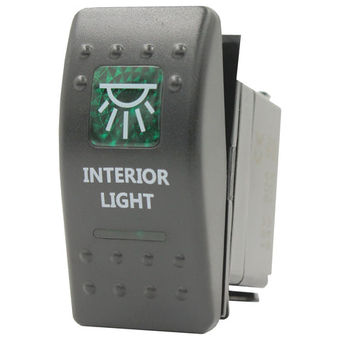 Green LED Rocker Switch by Switch Boss - 93 Styles Available!