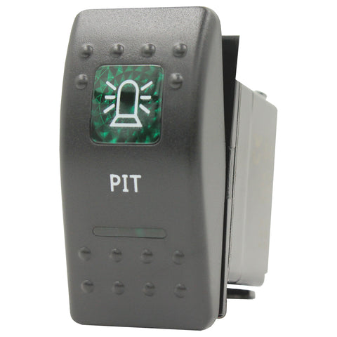 Green LED Rocker Switch by Switch Boss - 93 Styles Available!