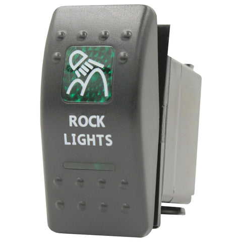 Green LED Rocker Switch by Switch Boss - 93 Styles Available!