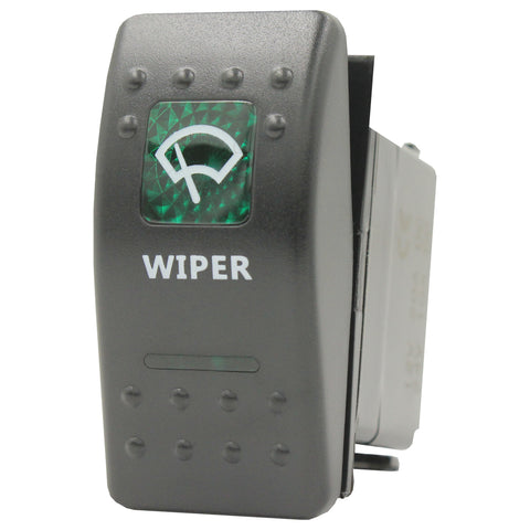 Green LED Rocker Switch by Switch Boss - 93 Styles Available!