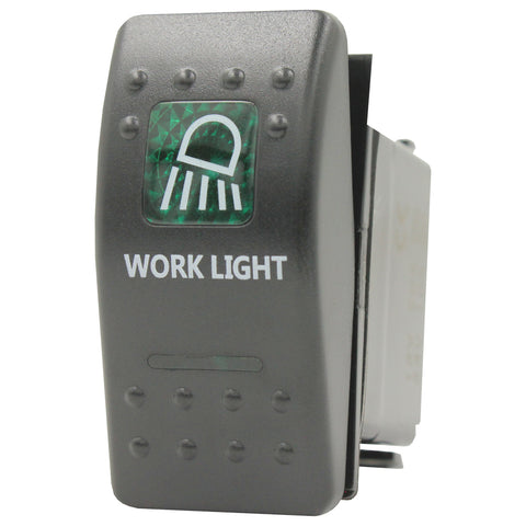 Green LED Rocker Switch by Switch Boss - 93 Styles Available!