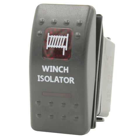 Red LED Rocker Switch by Switch Boss - 93 Styles Available!