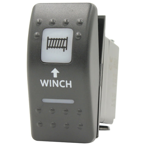 White LED Rocker Switch by Switch Boss - 93 Styles Available!