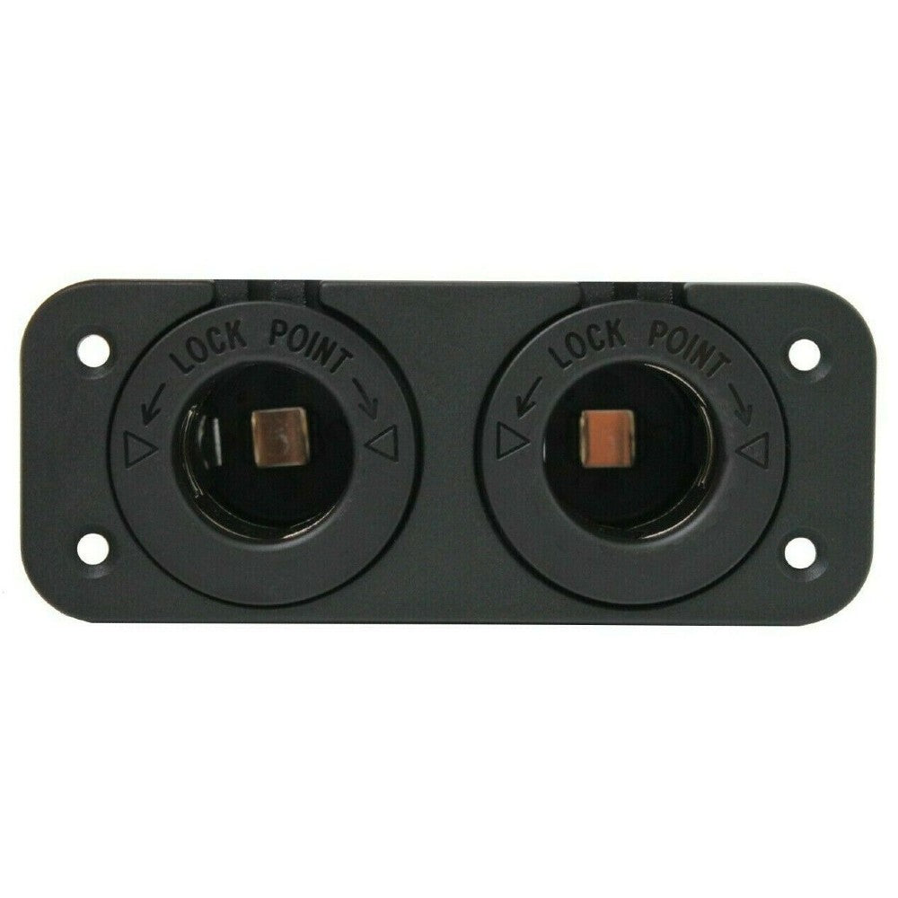 Dual Cigarette Socket | With Panel | by Switch Boss