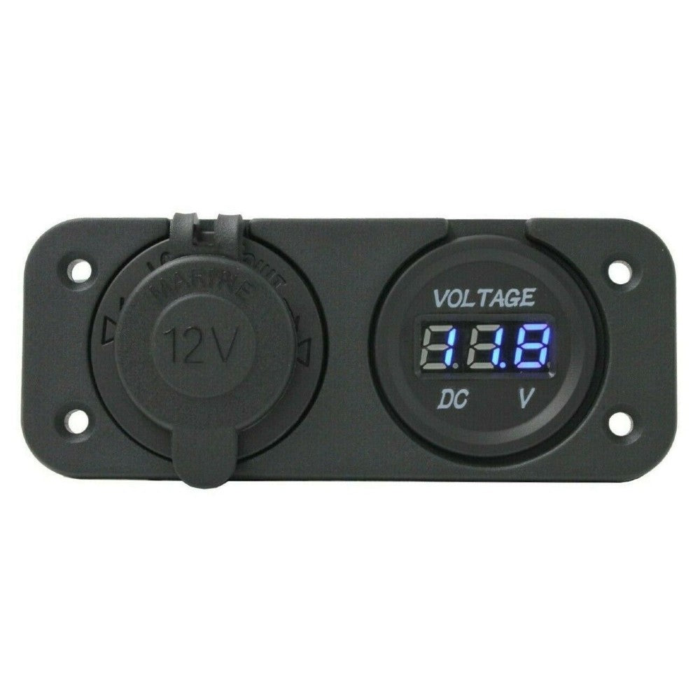 12 v Cig Socket + Volt Meter by Switch Boss